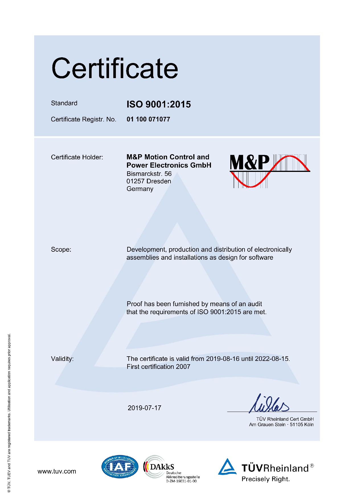 About us › Motion Control and Power Electronics GmbH